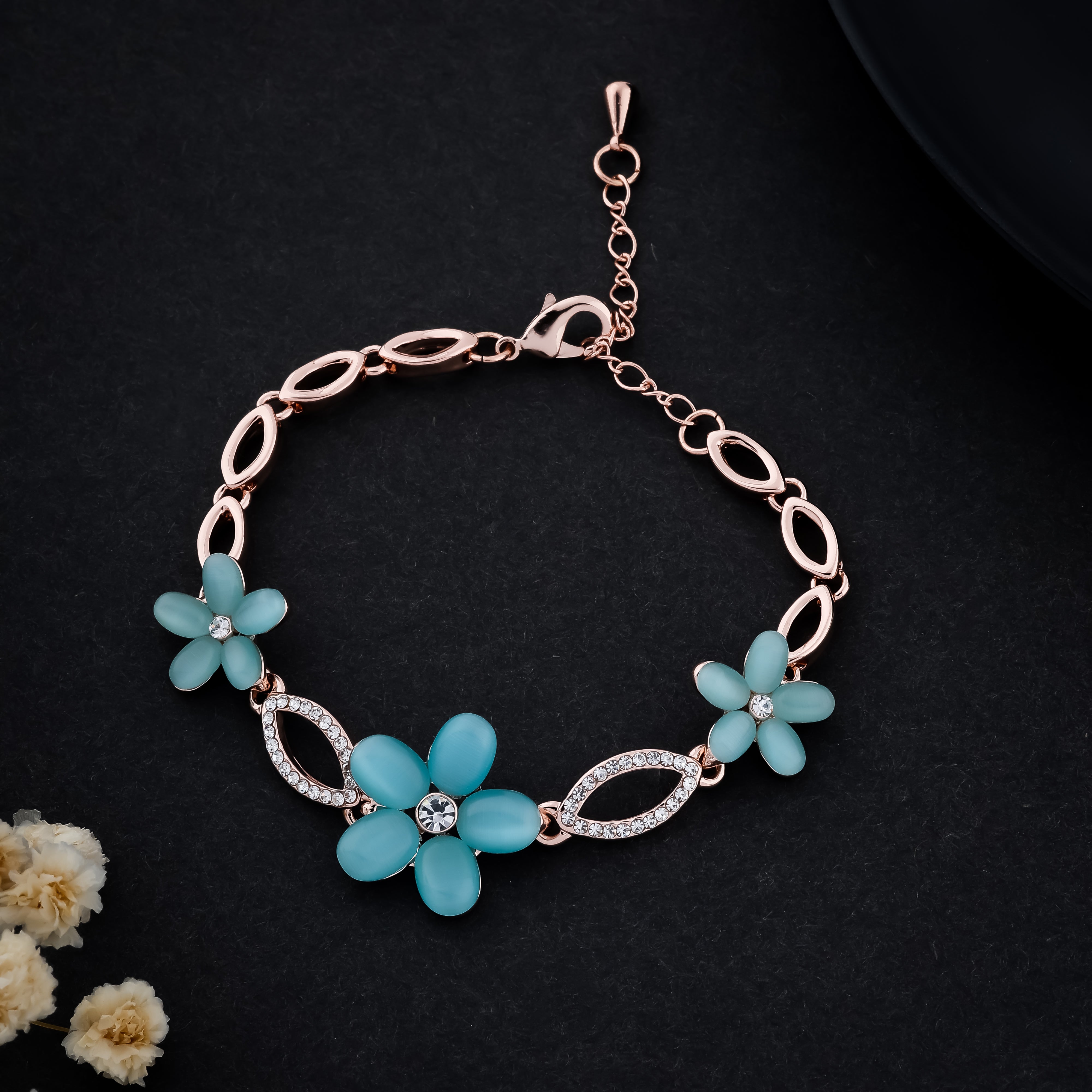 Cerulean Rose Women Bracelet